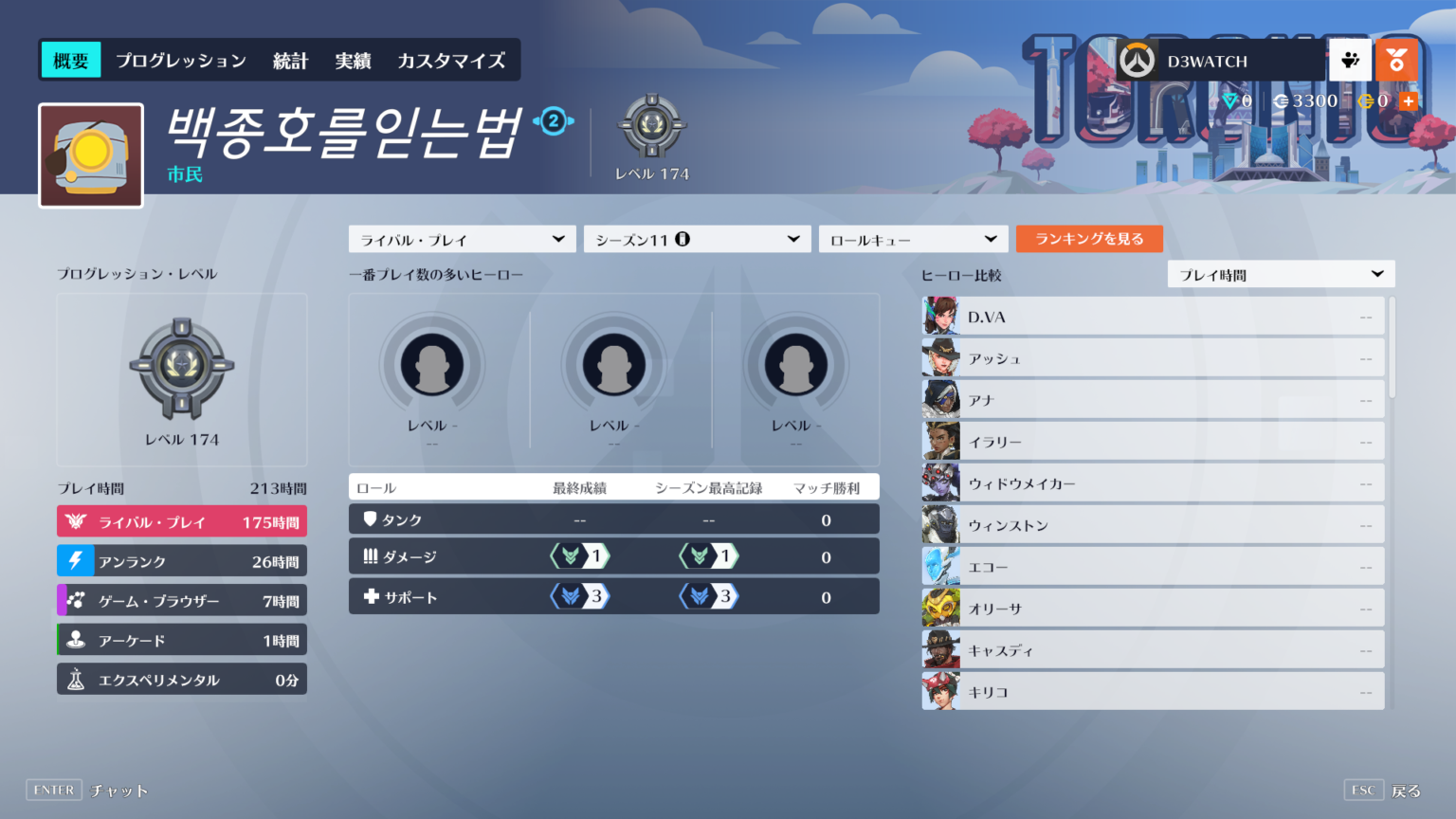 [OW2] 現在はBAN処分が確定－アジアサーバーのサポートランク1位がスピンボット使いという異常事態に、既に146ゲームをプレーしながら ...